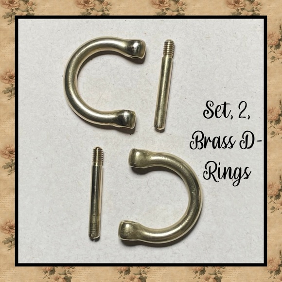 Coach | Bags | Vintage Coach Authentic Brass Drings Replacement Parts ...